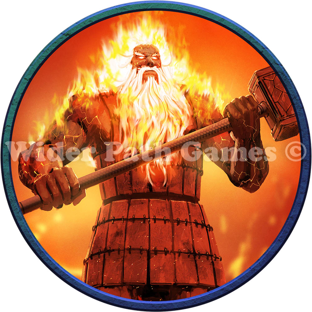 Giant Tokens – Wider Path Games