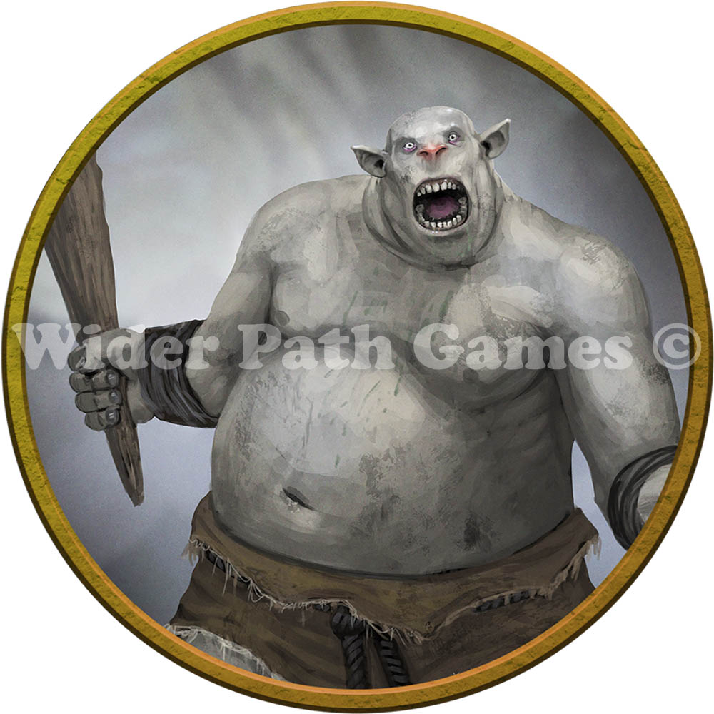 Giant Tokens – Wider Path Games