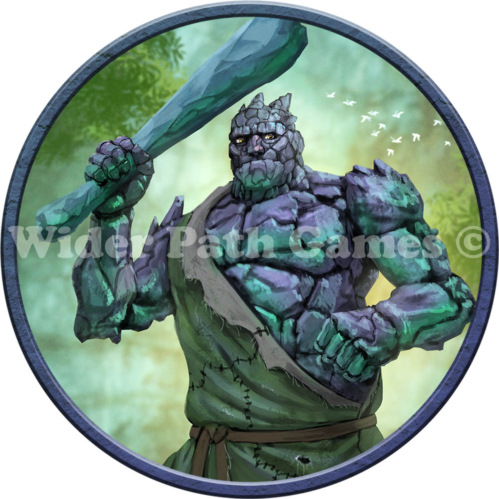 Giant Tokens – Wider Path Games